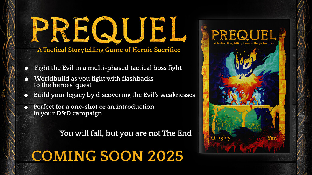 PREQUEL - A Tactical Storytelling Game - Boost Yo'self - Rook & Stone